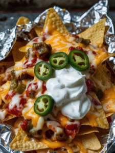 Easy Foil Packet Nachos Recipe